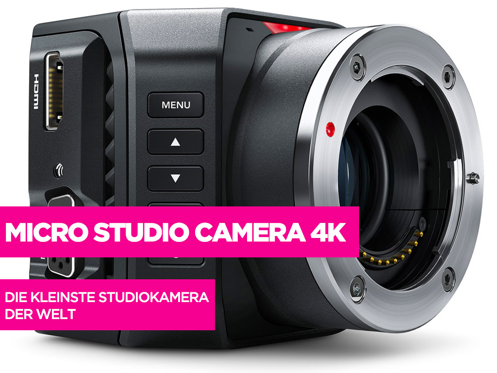 Professionelle Kameras: Blackmagic Micro Studio Camera 4K
